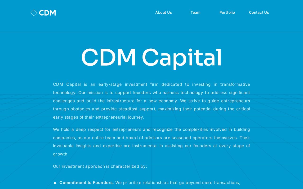 CDM Capital